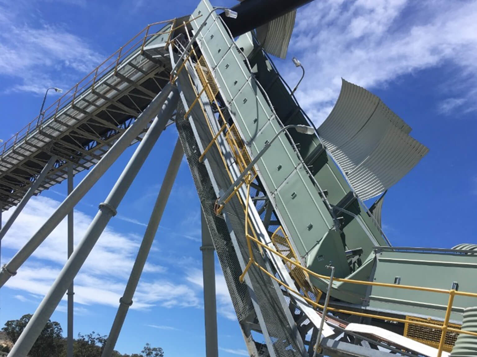 Conveyor Bridge Collapse, at a Goulburn NSW quarry - FIELD